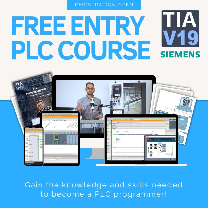 PLC course - Siemens S7-1200, Codesys LAD FBD programming