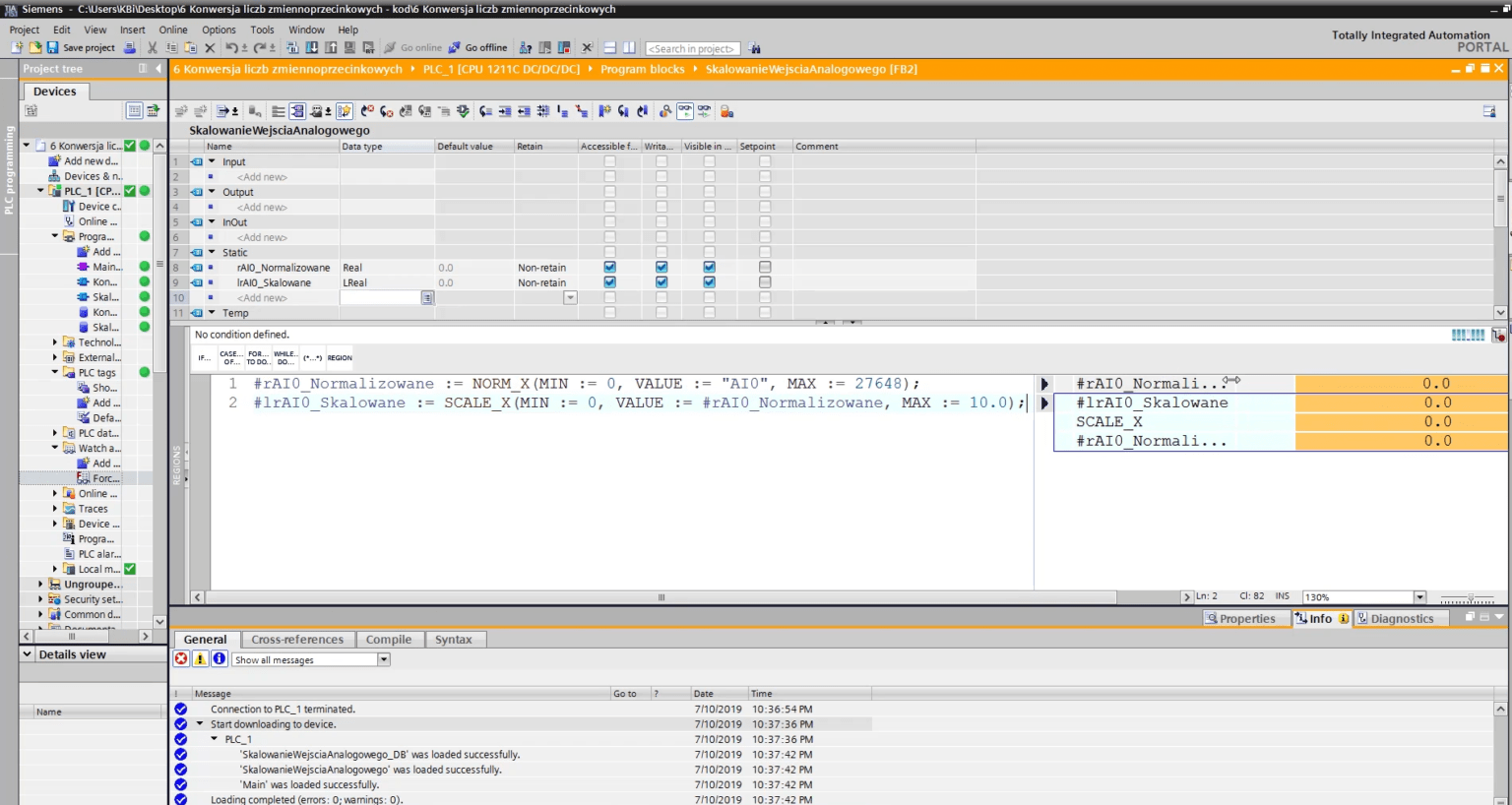 PLC programming in SCL language training
