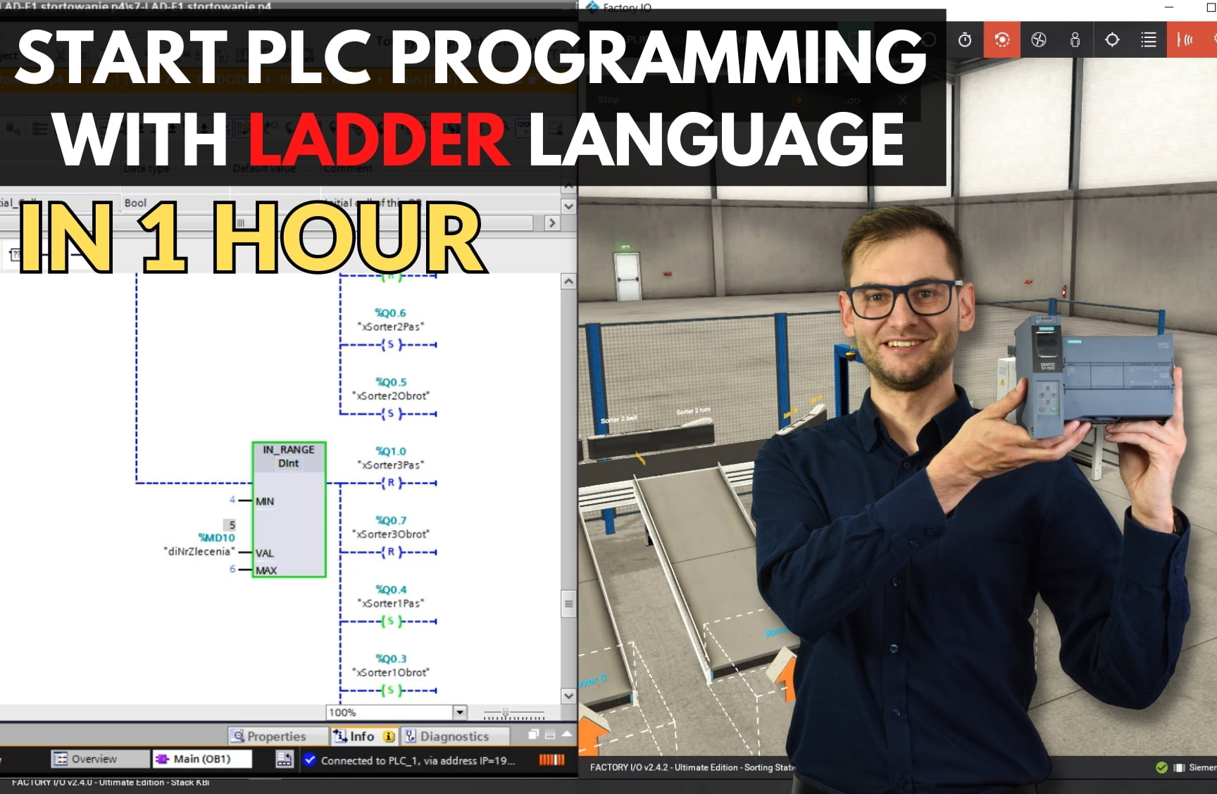 How to become PLC programmer in 1 month - FREE Webinar