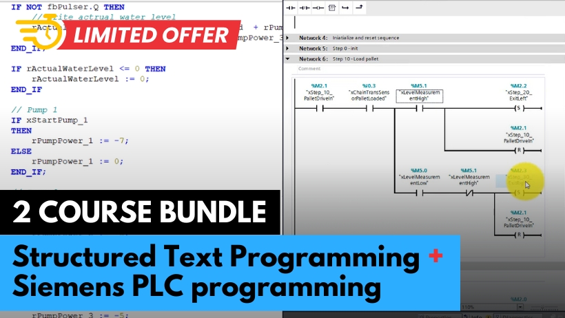 Check out PLC course bundle! - ControlByte
