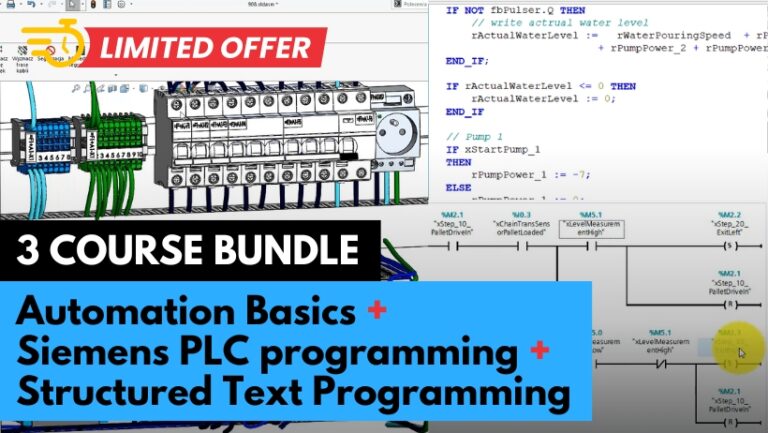 Check out Automation Design and PLC course bundle! - ControlByte