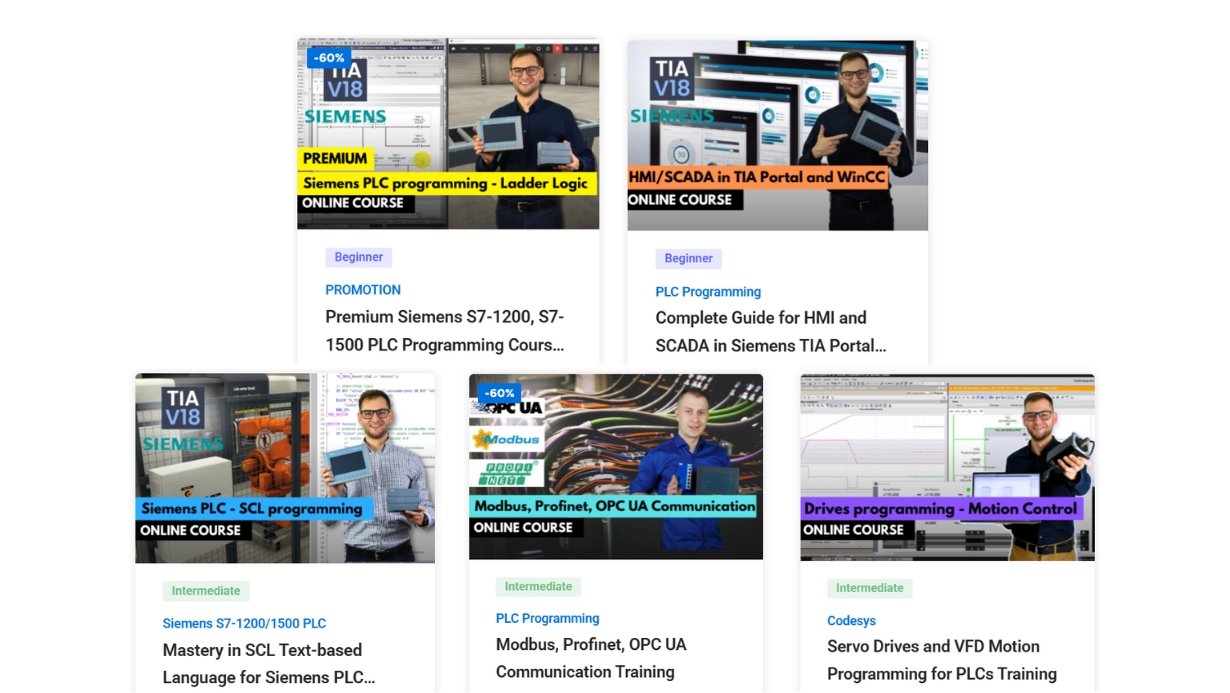 Check out PLC course bundle! - ControlByte