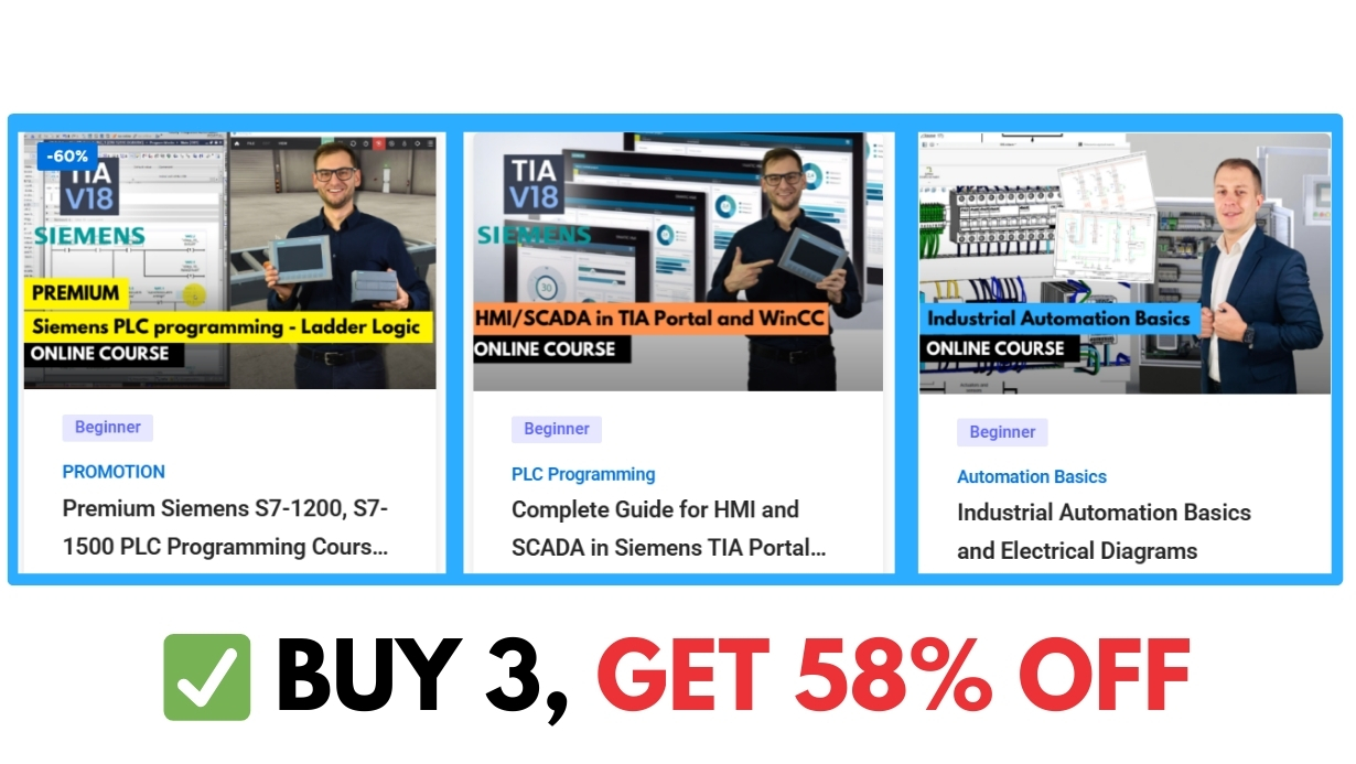 Check out PLC course bundle! - ControlByte