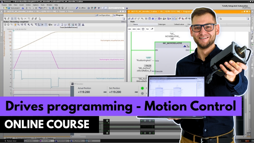 Servo Drives and VFD Motion Programming for PLCs Training - ControlByte