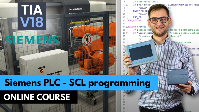 PLC programming in SCL language training