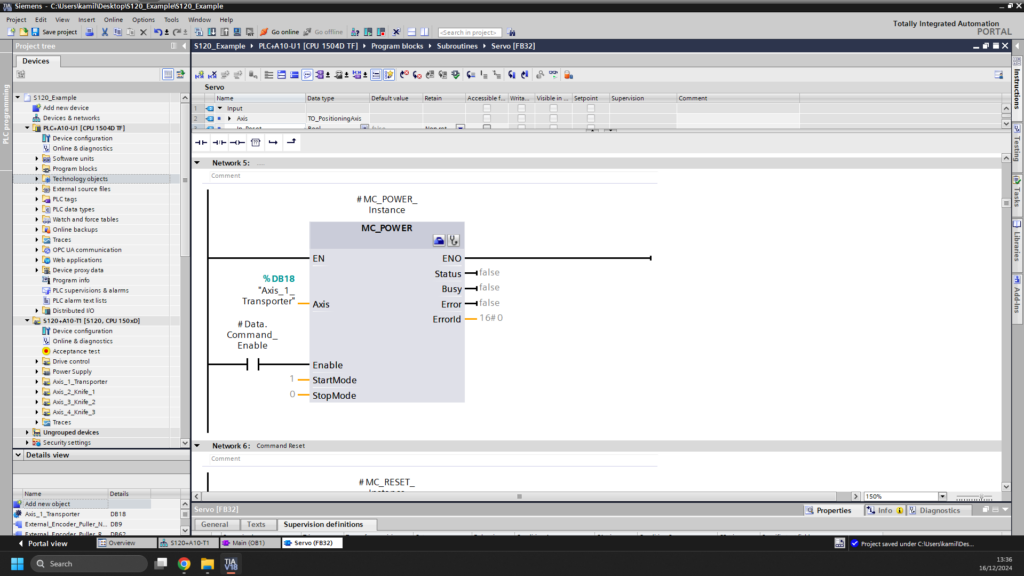 SINAMICS S120 drive system - ControlByte