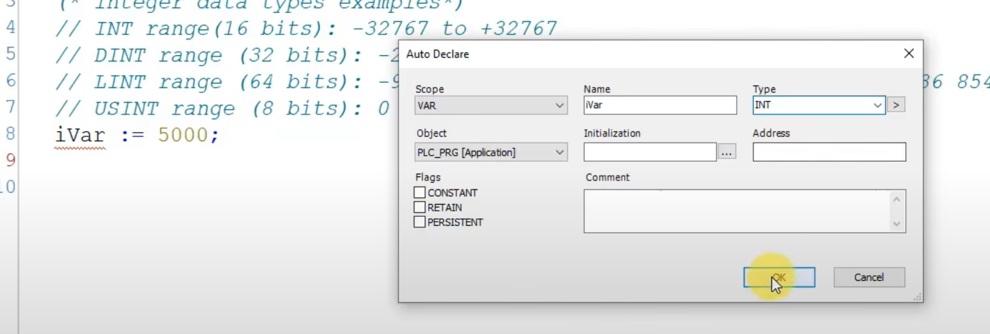 Introduction to Variables in CODESYS