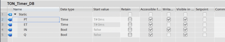 Timers in TIA Portal - How to use TON, TOF, TP and TONR Timer